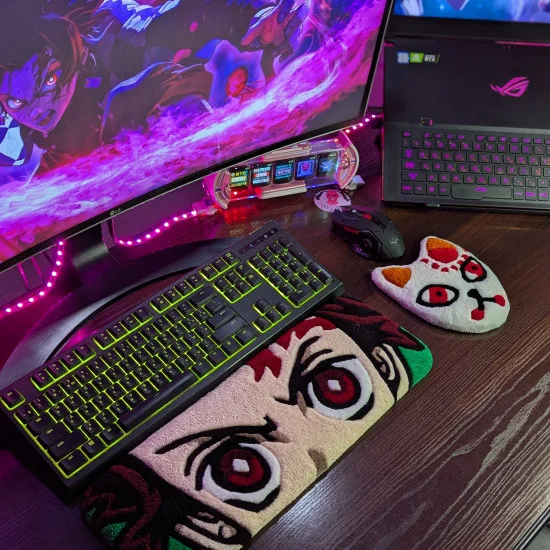 Fluffy Keyboard Rug TNJR