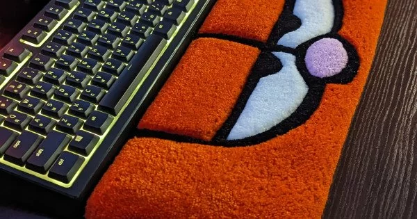 Fluffy Keyboard Rug GF